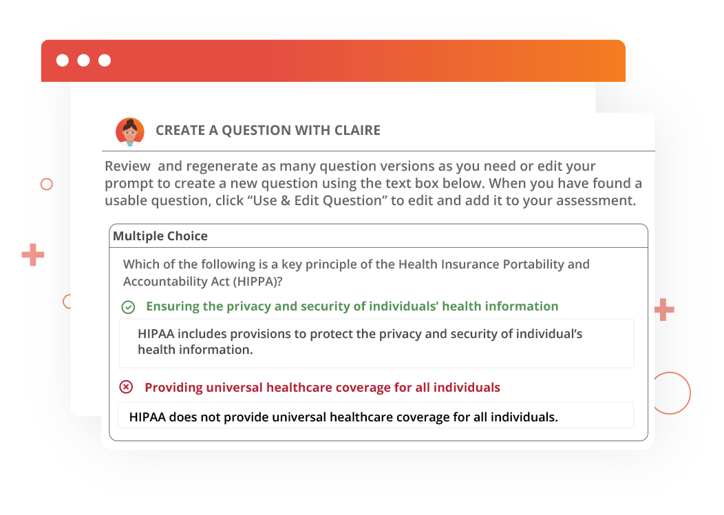 Custom Assessment Builder with Claire AI™ for Educators | ATI